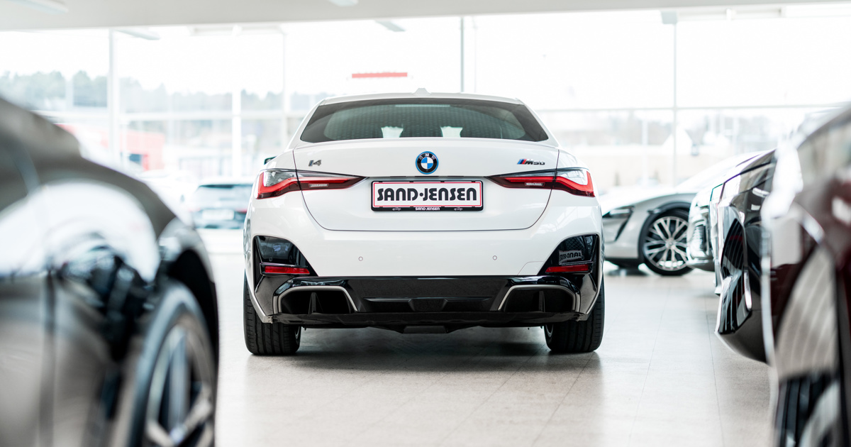 BMW i4 leasing | Se vores udvalg af BWM i4 | Sand Jensen